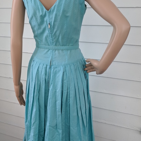 Vintage | Dresses | Vintage 5s Jonathan Logan Aqua Blue Dress Xs | Poshmark